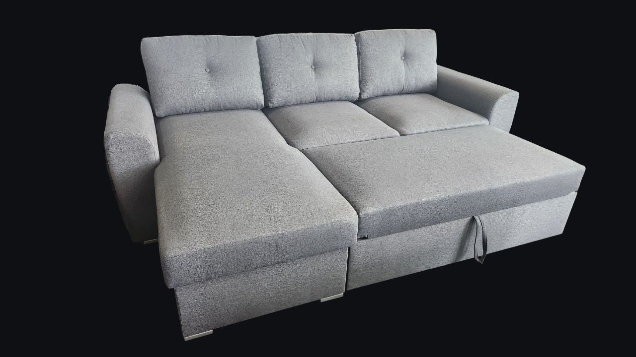 Evans Sofa Bed With Storage ( Dark Grey) – Moda Furnitures