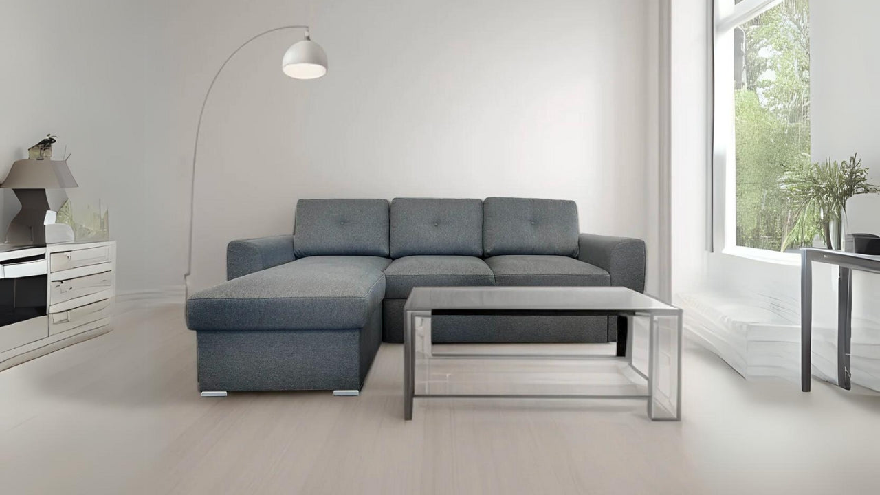 Evans Sofa Bed With Storage ( Dark Grey) – Moda Furnitures